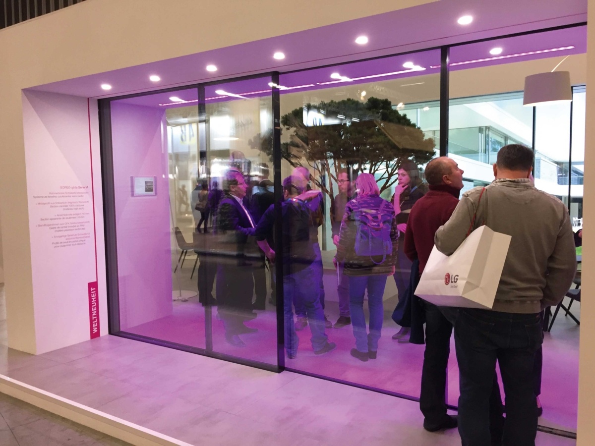 Press - SOREG-glide | Rahmenlose, barrierefreie Schiebefenster