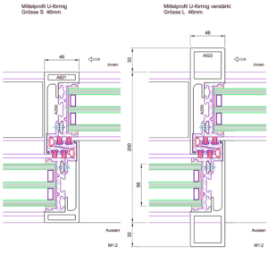 Series X sliding windows | SOREG-glide - frameless windows
