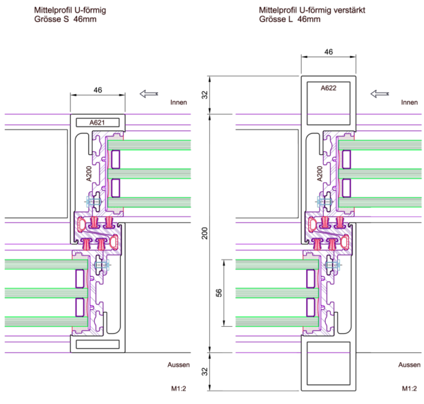 Series X sliding windows | SOREG-glide - frameless windows